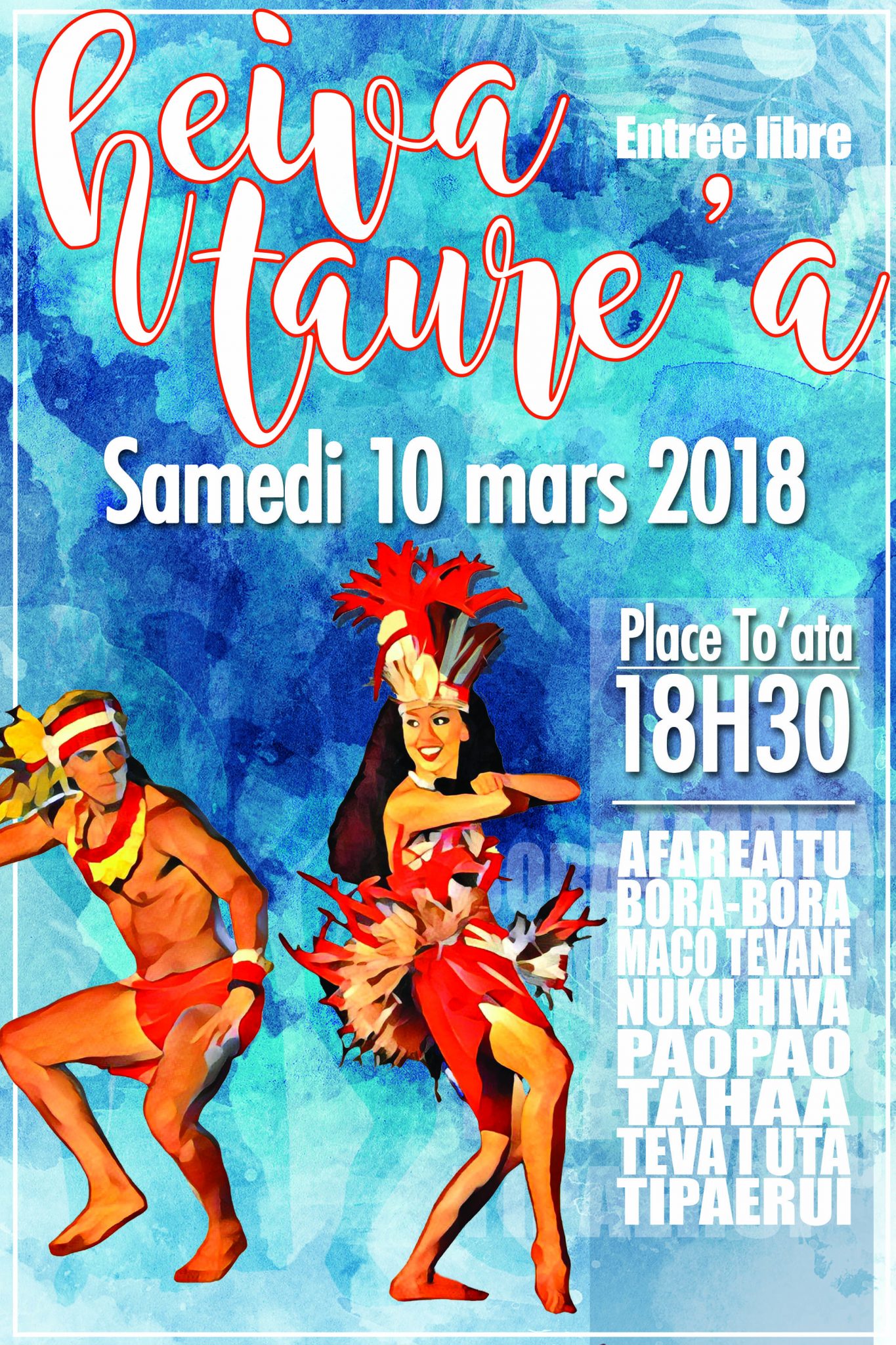 Heiva Taure’a 2018 | Maison de la Culture de Tahiti – Te Fare Tauhiti Nui