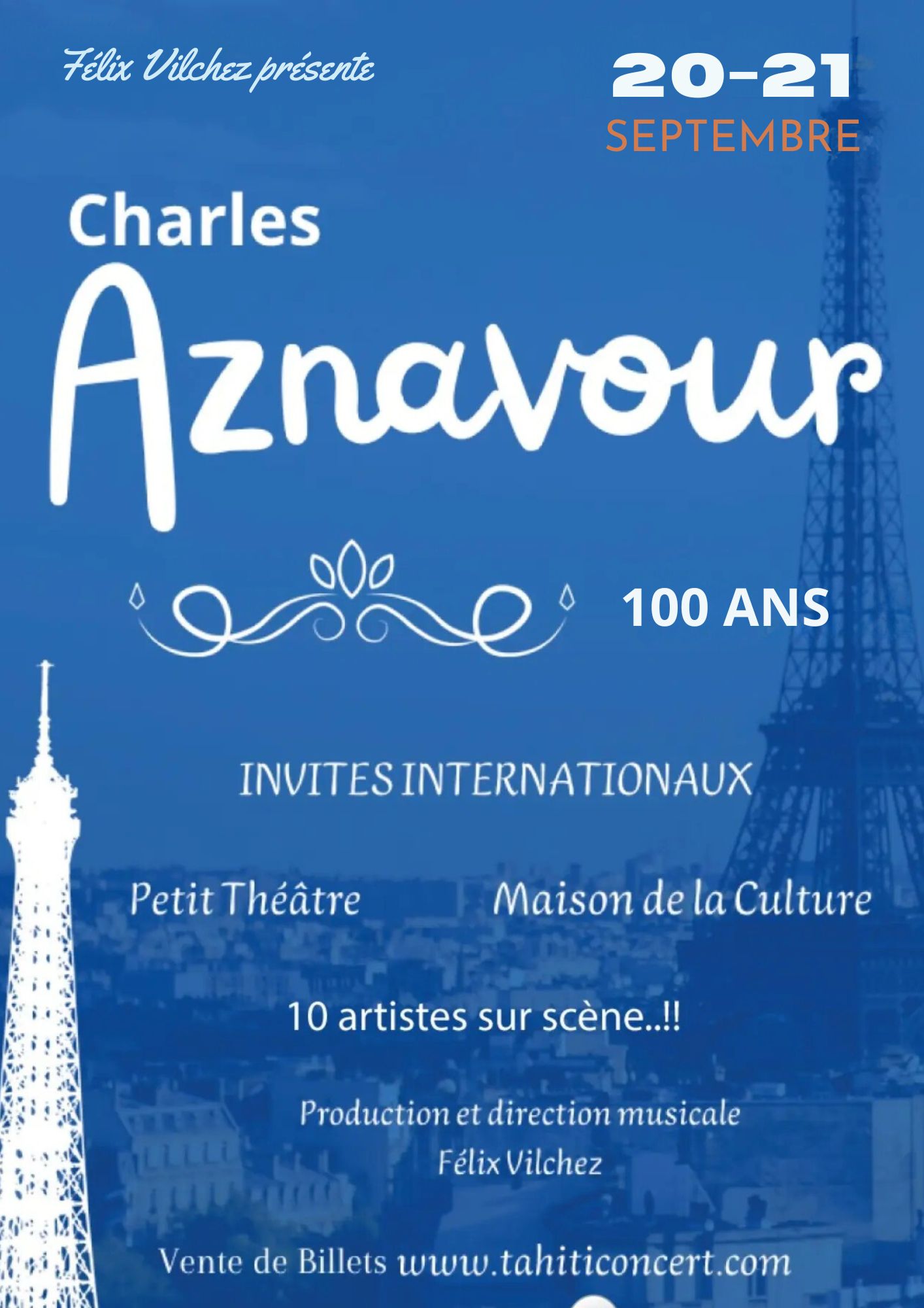 Spectacle musical : Les 100 ans AZNAVOUR | Maison de la Culture de ...